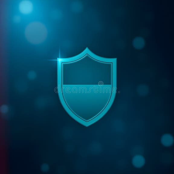 A Background with a Stylized Shield or Emblem Stock Illustration ...