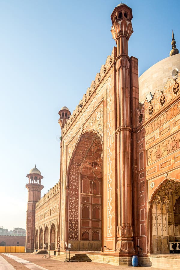 View at the Badshahi Mosque in Lahore - Pakistan Stock Image - Image of ...