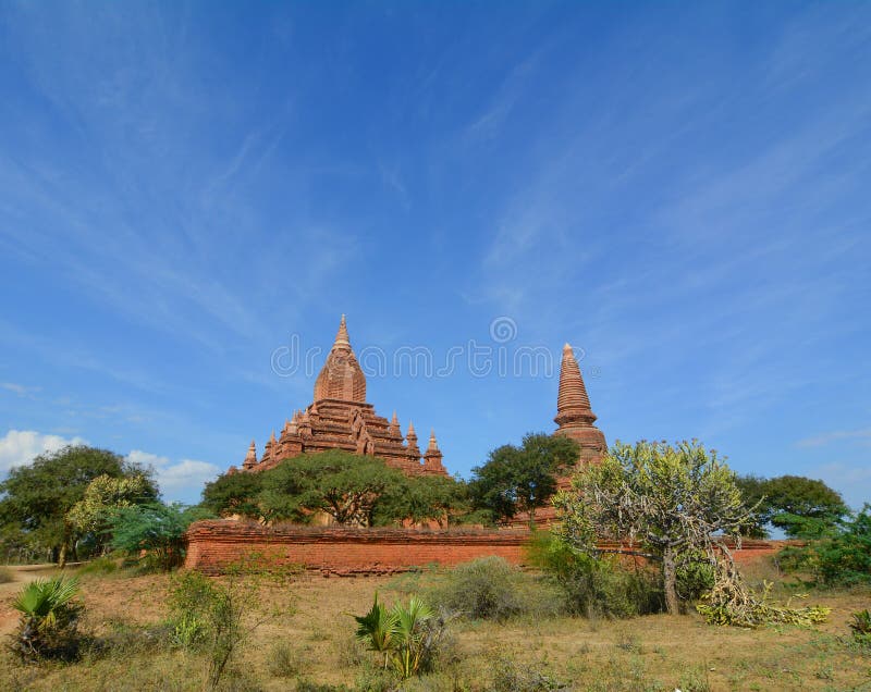 View of Bagan Temples, Myanmar Stock Photo - Image of mandalay ...