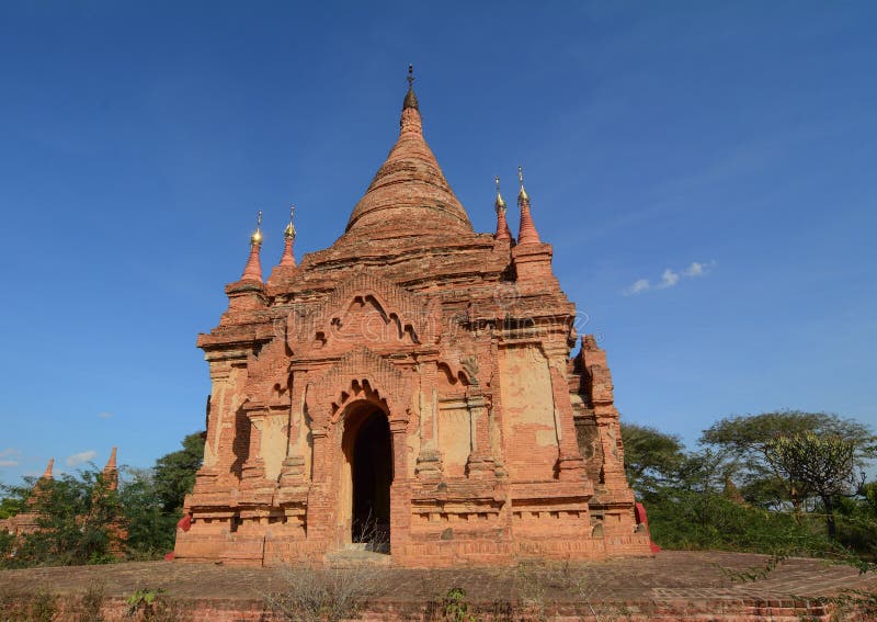 View of Bagan Temples, Myanmar Stock Photo - Image of landmark ...