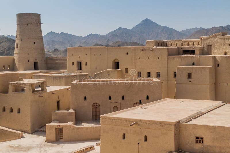 View of Bahla Fort, Om stock photo. Image of architecture - 187516306