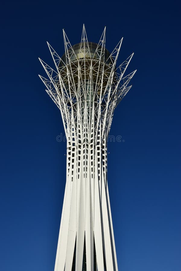A View of the BAITEREK Tower in Astana Editorial Stock Photo - Image of ...