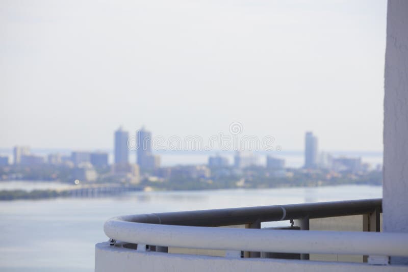 View from the balcony stock image. Image of beach, view - 59183697