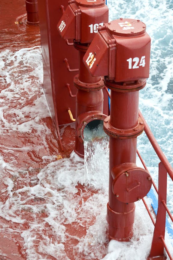 View of Ballast Water Exchange Process Onboard of a Ship Using Flow ...