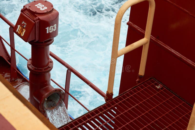 View of Ballast Water Exchange Process Onboard of a Ship Using Flow ...