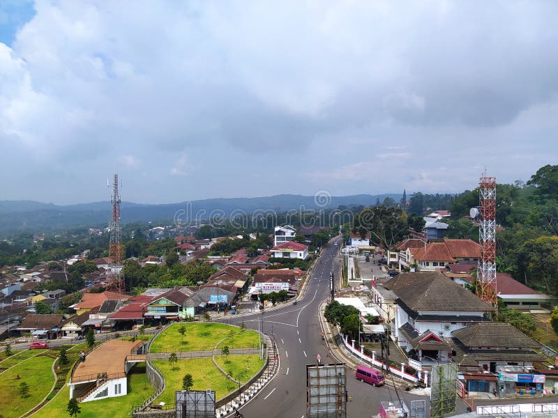 View of Bandungan Park from a Height of 25 Meters Stock Photo - Image ...
