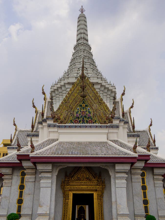 Bangkok City Pillar Shrine stock image. Image of clouds - 177768113