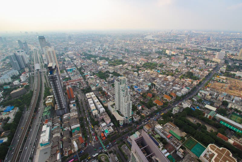 View of Bangkok editorial photo. Image of thailand, downtown - 45974306