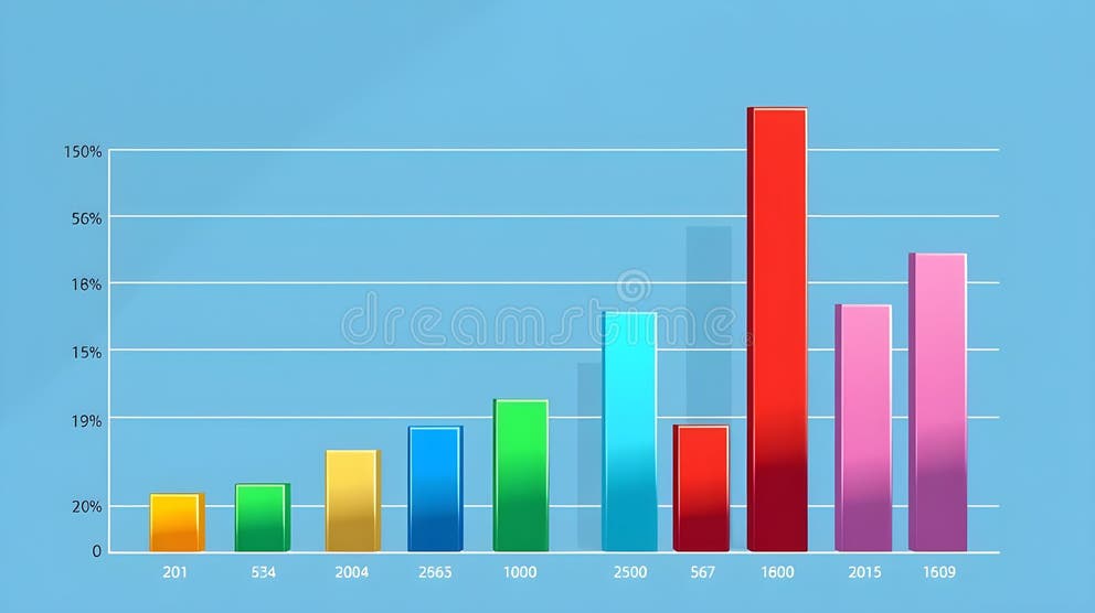 A Bar Graph Comparing Income and Expenses Stock Illustration ...
