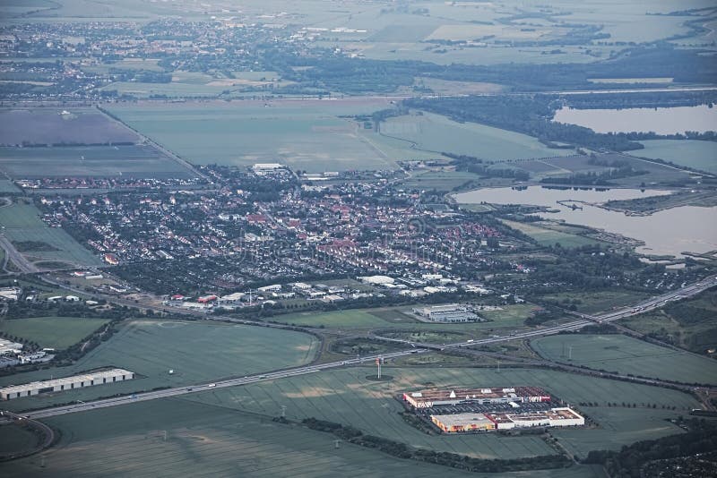 View of Barleben stock image. Image of field, century - 57134799