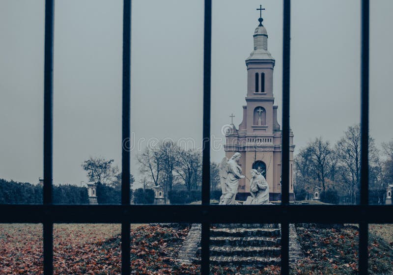 A Gothic Scene of a Crow on a Clock, Set Against a White Backdrop with ...