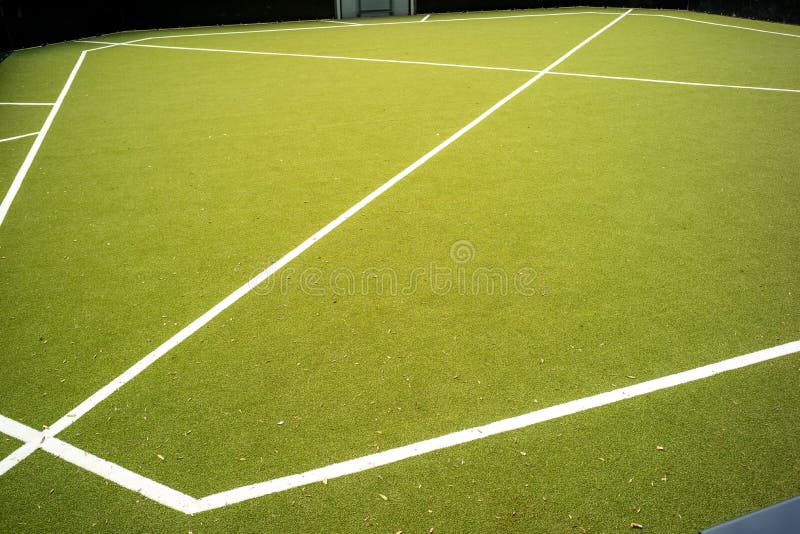 View of a Baseball Field in a Competition Center - Green Rubber Floor ...