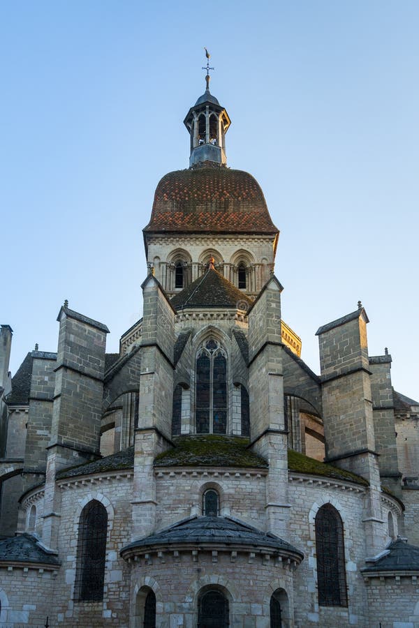 Basilica Notre Dame - Beaune, France Stock Image - Image of summer ...