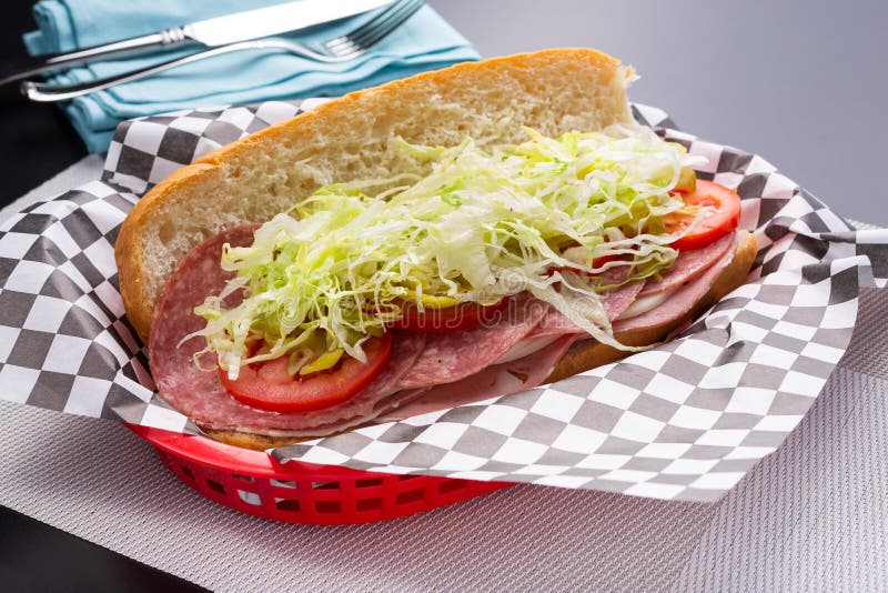 Italian sub stock photo. Image of store, shop, restaurant - 192734290