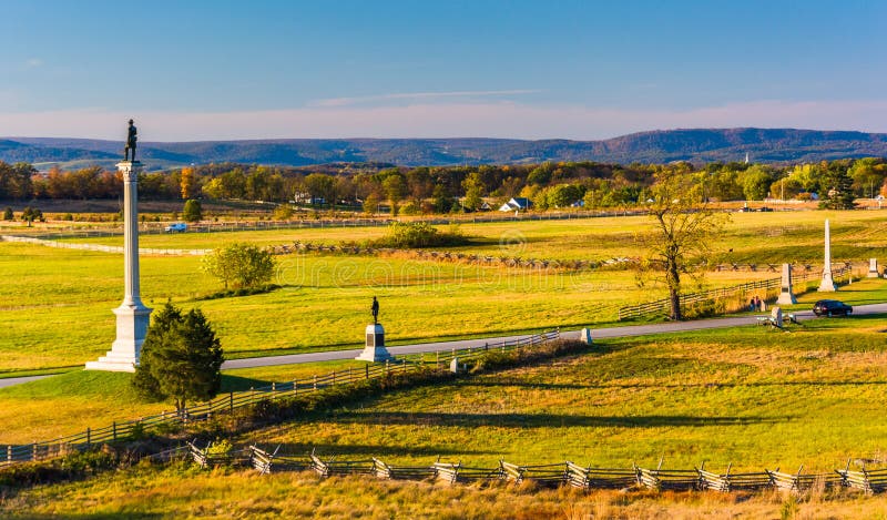 Gettysburg Pennsylvania Barn and Corn Fields Stock Image - Image of ...