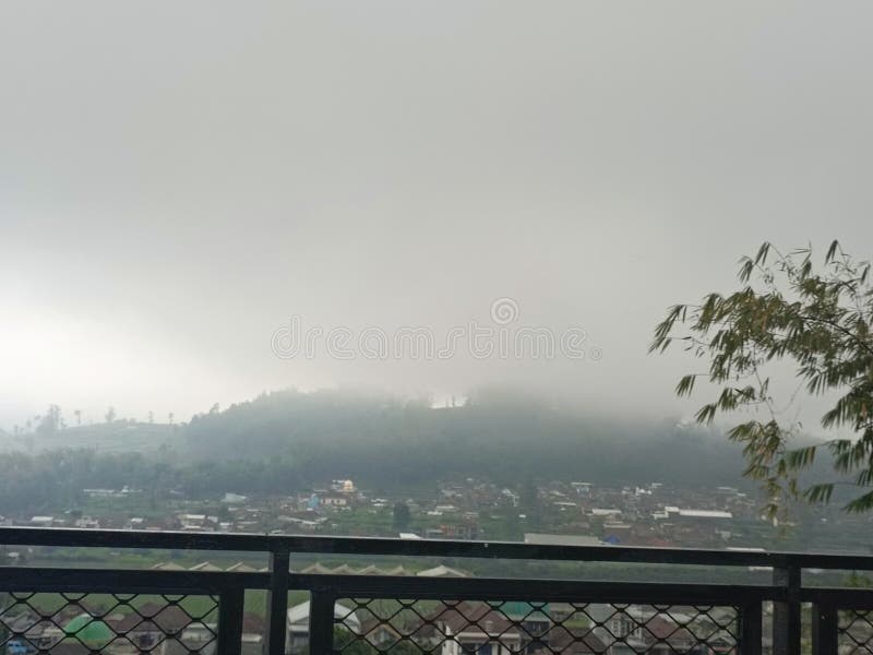 A View of Batu, Malang during Cold Days Stock Image - Image of horizon ...