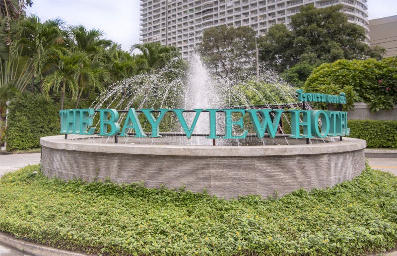 View at the Bay View Hotel editorial image. Image of hotel - 162959315