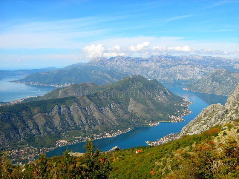 View of the Bay of Kotor 4 stock photo. Image of beauty - 16553244