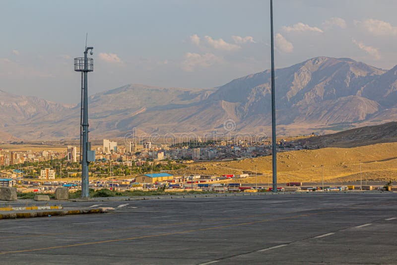 View of Bazargan Border Town, Ir Stock Image - Image of bazargan, urban ...