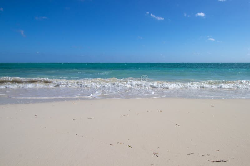 View from the Beach a of Beautiful Turquoise Water Stock Image - Image ...