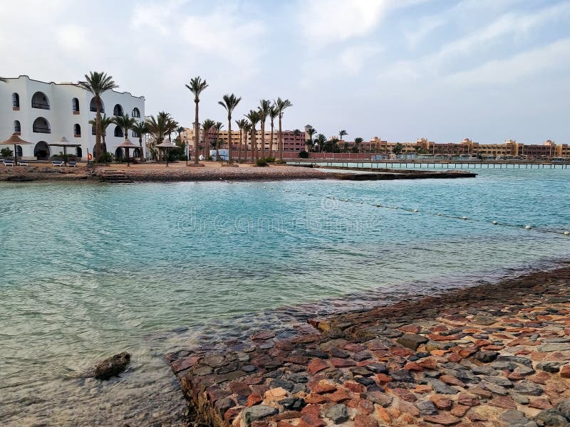 View of the Beach in Hurghada. Stock Image - Image of arabia, hurghada ...