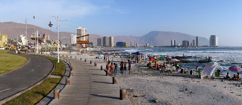 View of the Beach in Iquique, Chile Stock Image - Image of iquique, vacation: 274501207