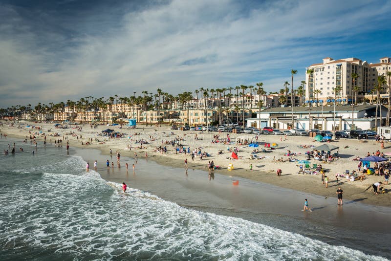 View of the Beach in Oceanside, California. Editorial Photography ...
