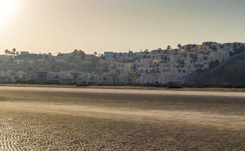 View of the Beach and Private Villas in Arabic Style Stock Photo ...