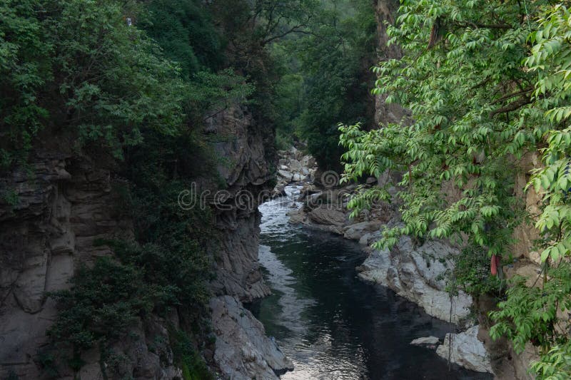 Chovar Gorge in Kathmandu stock photo. Image of landscape - 145570144