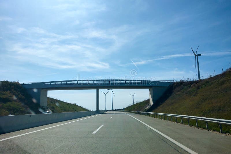 View of a Beautiful Flat Expressway on a Sunny Day Stock Image - Image ...