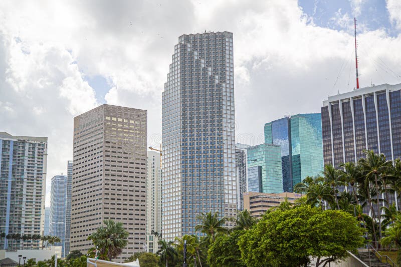 View of Beautiful Miami Beach in Miami Florida Stock Image - Image of ...