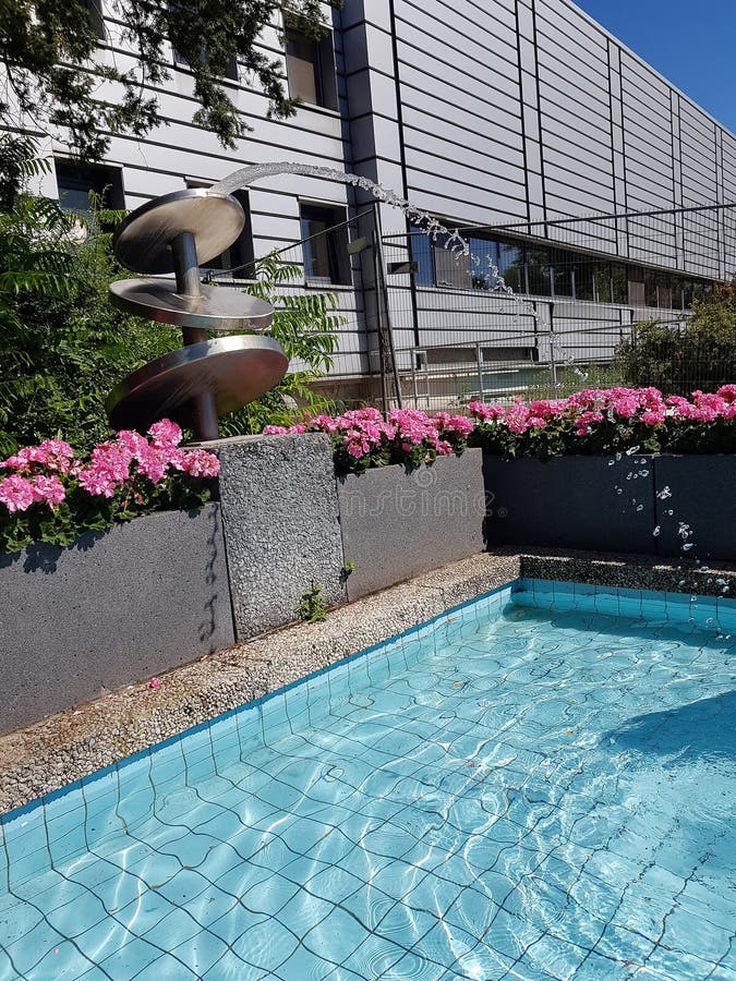 View of a Nice Modern Villa with Pool Stock Image - Image of hotel ...