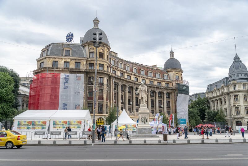 Bucharest in Romania editorial stock image. Image of beautiful - 135620329