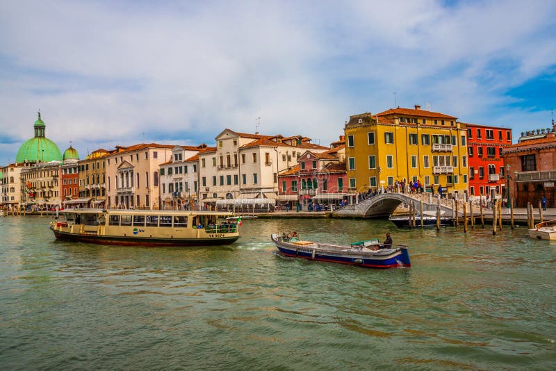 View on the Beautiful Venice, Italy. Editorial Stock Image - Image of ...