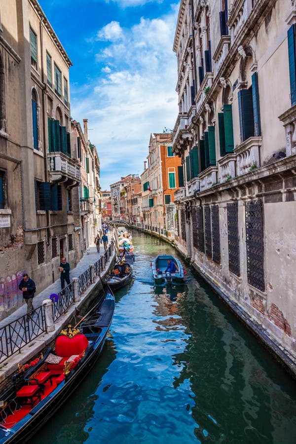 View on the Beautiful Venice, Italy. Editorial Stock Photo - Image of ...