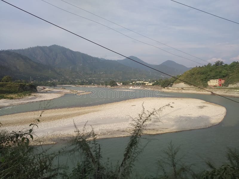 Beautiful View of the Ganges in Srinagar Garhwal Stock Image - Image of ...