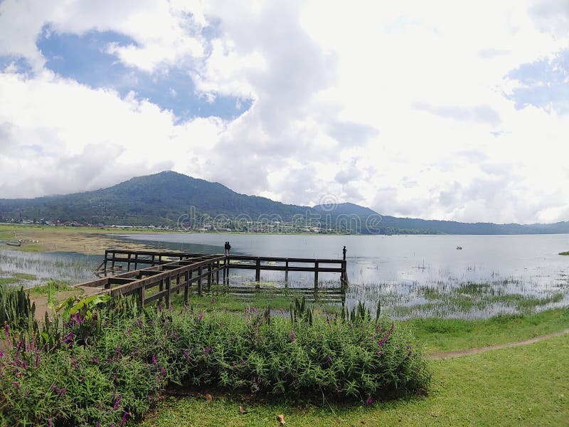 View Bedugul Bali stock image. Image of water, hill - 259327823