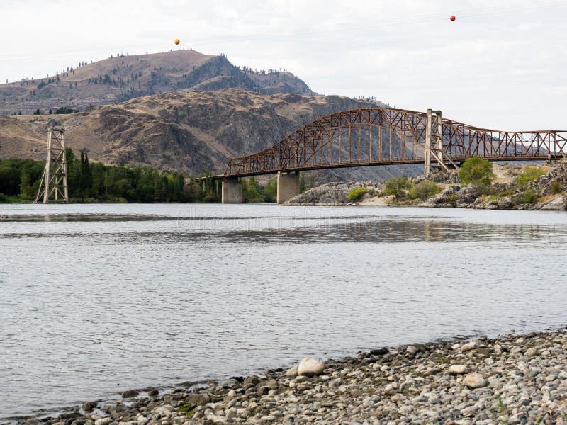 View of Beebe Bridge from Beebe Bridge Park Stock Image - Image of ...