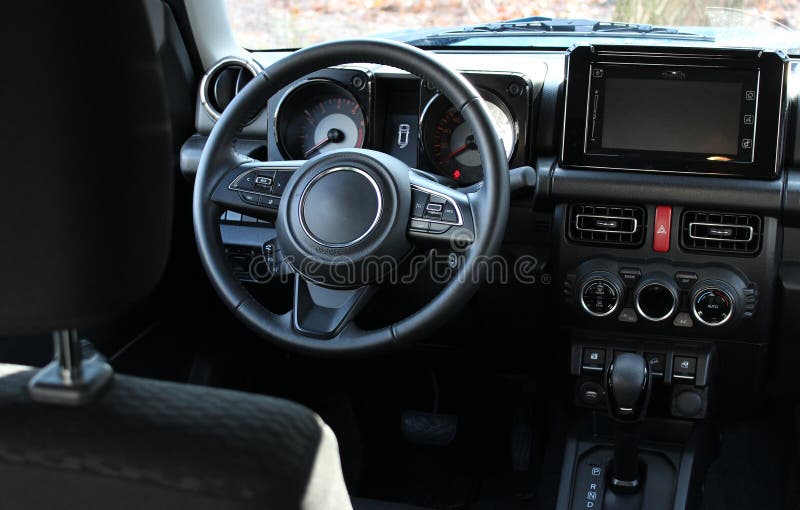 View from Behind the Driver S Seat of the Switched Off Instruments on ...