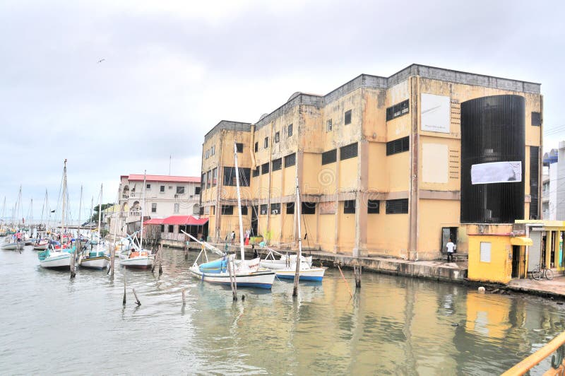 View of Belize city stock photo. Image of america, bridge - 342808908