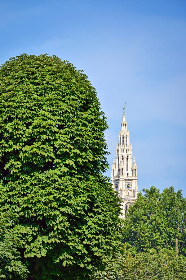 View of the Bell Tower of the St. Stephen`s Cathedral, Vienna Stock ...