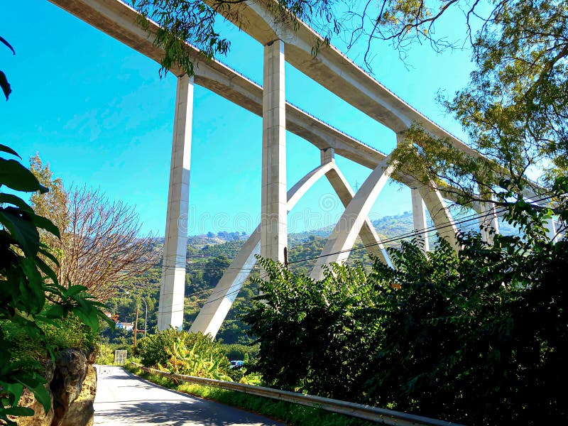 View from Below of a Bridge Stock Image - Image of outdoors, river ...