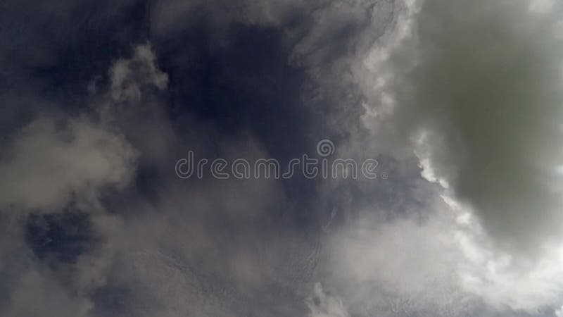 View from Below of Rapid Clouds Moving in a Sunny Day. Stock Footage ...