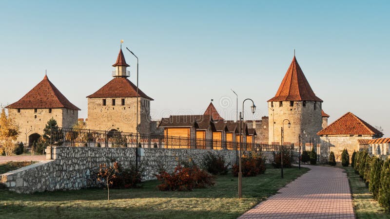 View of Bendery Fortress stock image. Image of bendery - 233780939