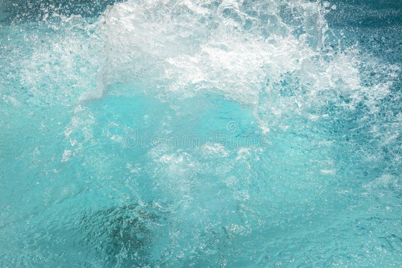 View of Big Splash in Swimming Pool Stock Image - Image of abstract ...