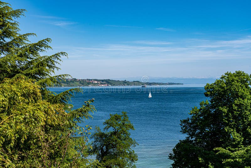 View of the Biggest German Lake Called Lake Constance Stock Photo ...