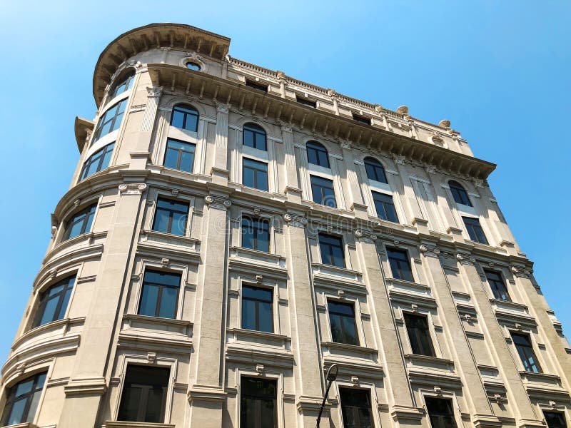 View of the Bilding in the Freedom Square in Tbilisi, Goergia. Stock ...