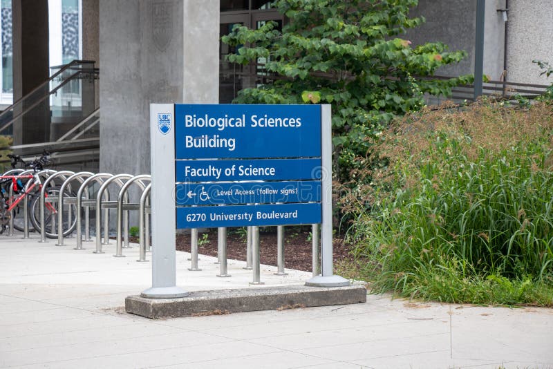 View of Biological Science Building at UBC University Editorial Photo ...