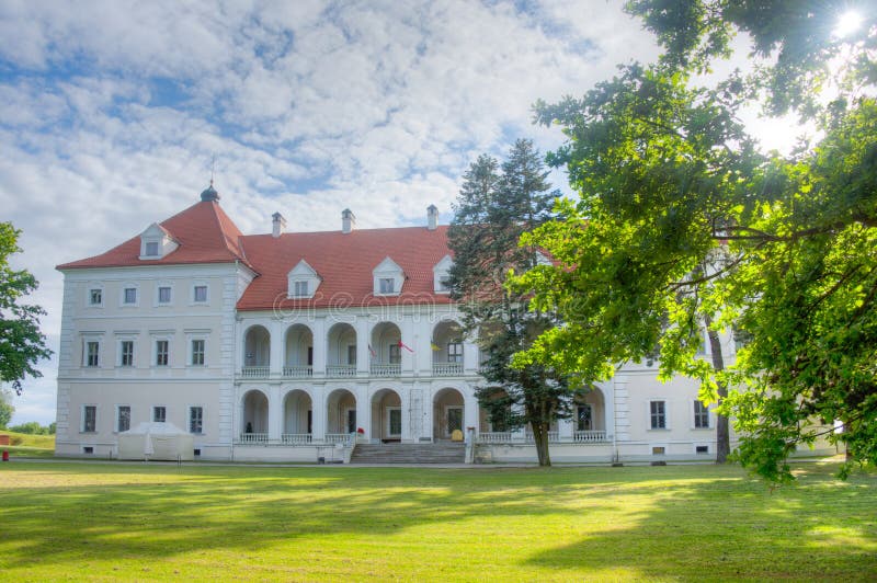 View of Birzai Castle in Lithuania Stock Photo - Image of historical ...