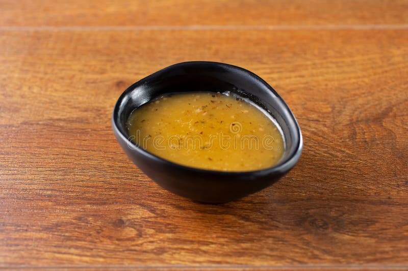 Salad Dressing Condiment Cup Stock Image - Image of home, product ...